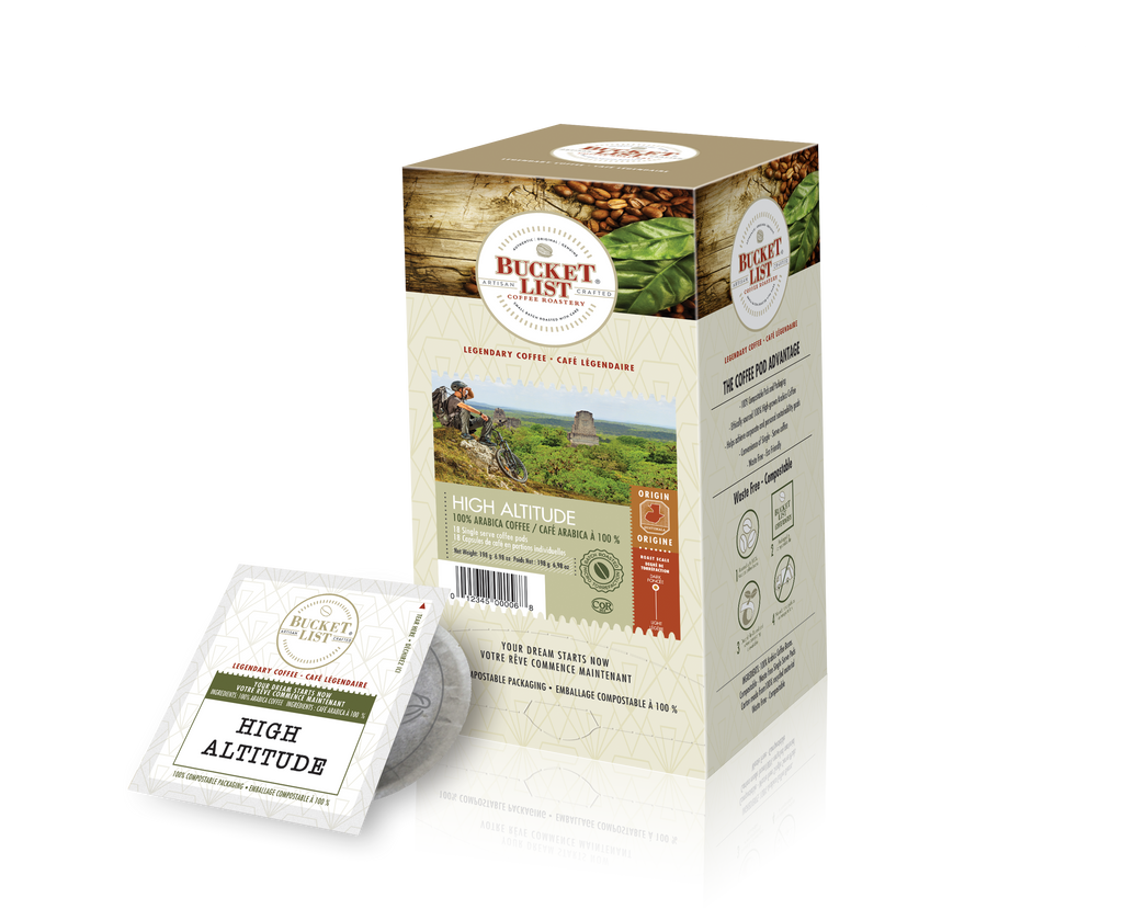Soft Pods - Bucket List Coffee Roastery High Altitude 18ct – Hometown ...